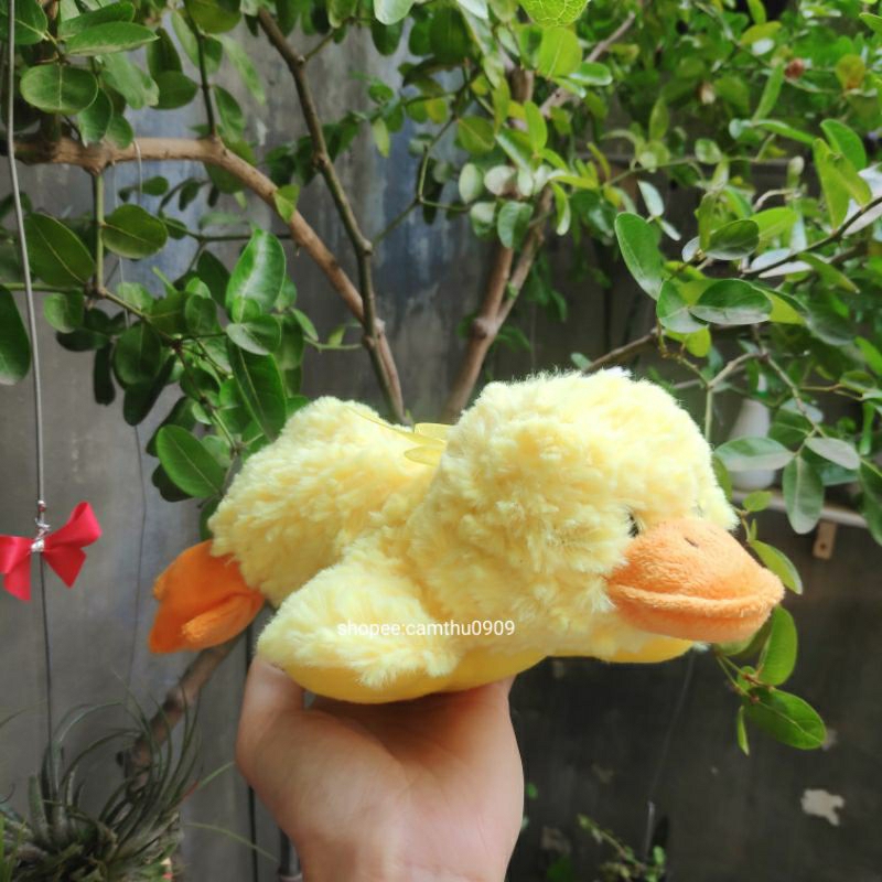Hand-held fluffy yellow duck teddy bear for children, lovely gift teddy ...