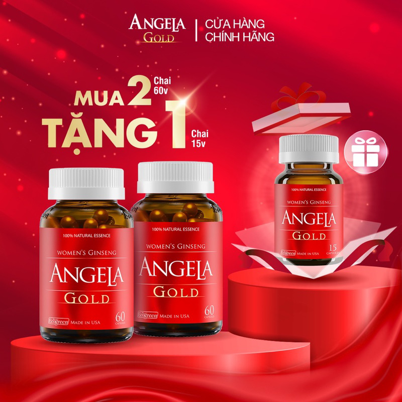 [Genuine] Angela GOLD oral tablet to increase female physiology (Box of ...