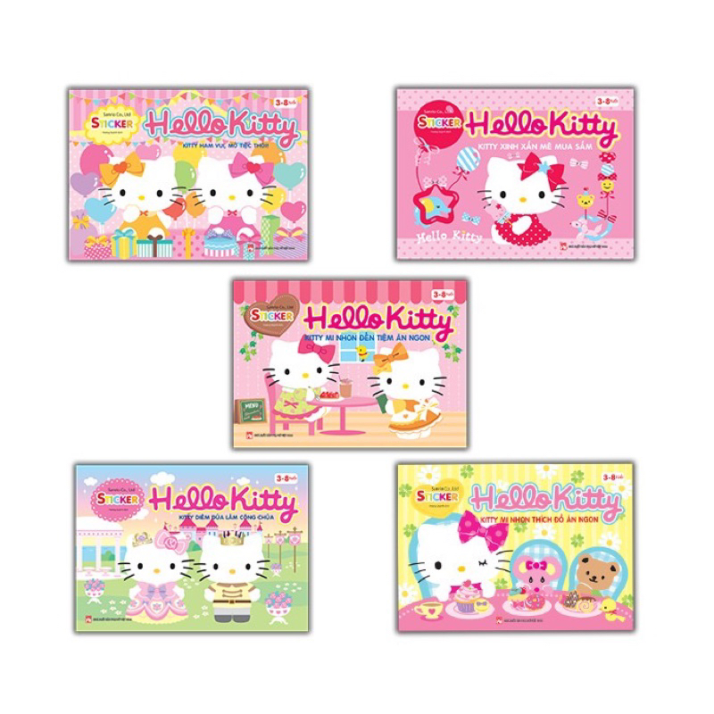 Book - (Combo of 5 books) Hello Kitty Sticker (3-8 Years Old) | Shopee ...