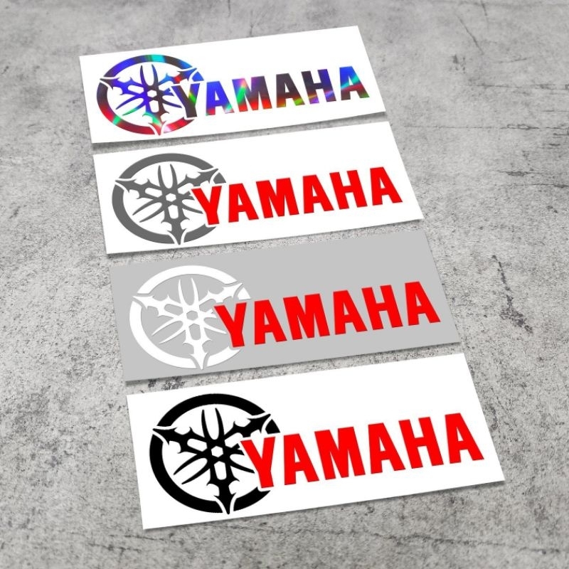 Yamaha logo Decal, stylish motorcycle sticker | Shopee Singapore