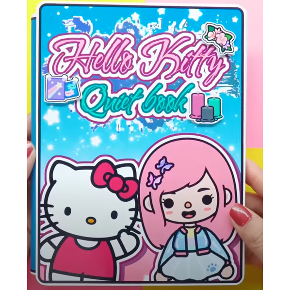 Toca Life World Quiet book - Hello Kitty house of Paper dolls ...