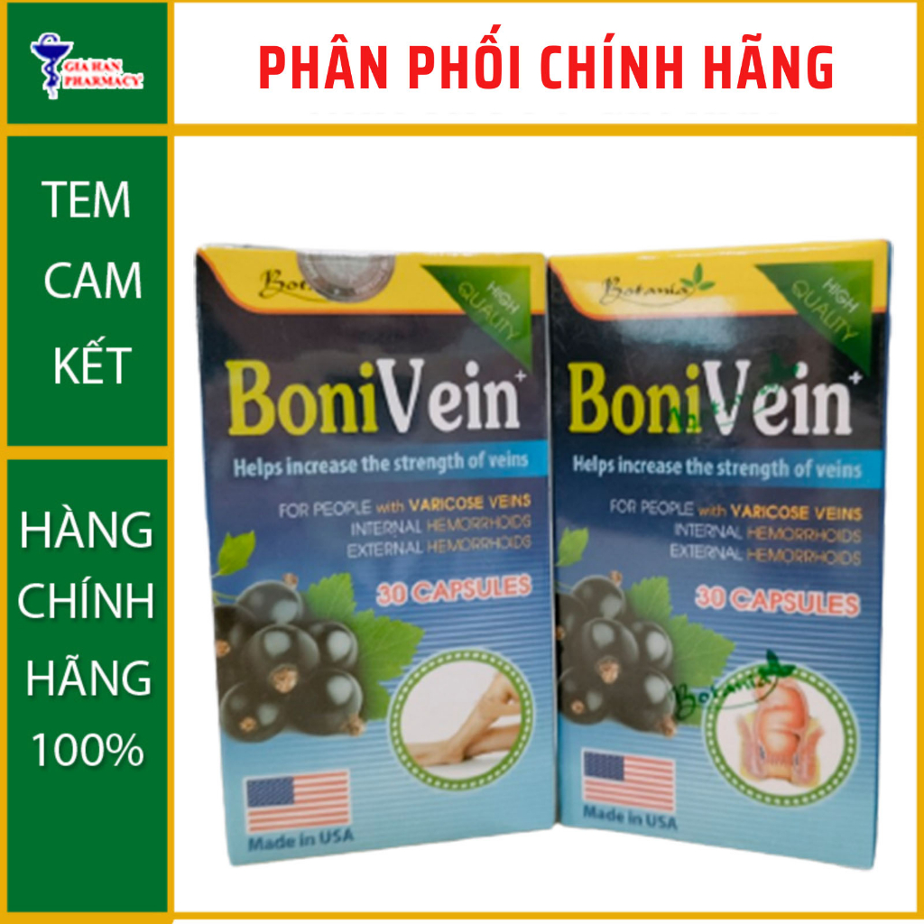 SA Bonivein Box of 30v Hemorrhoidal prolaps imported from USA - Gia Han ...