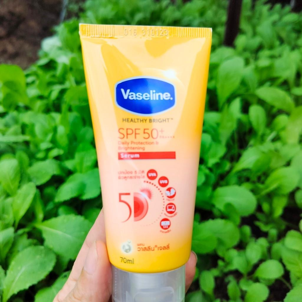 Vaseline SPF 50+ sunscreen body serum essence for skin brightening 70ml ...