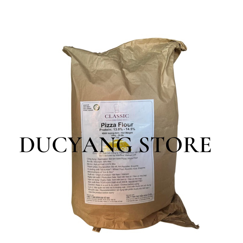 T65 pizza flour 1kg retail - interflour brand, high gluten and protein ...