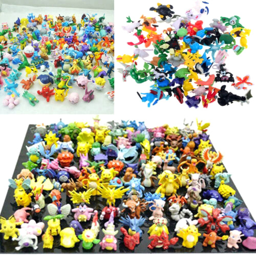Set of 144 2-3cm Pokemon character models in many unique shapes for ...