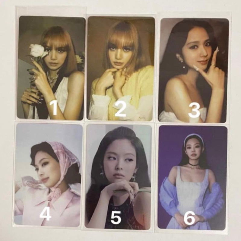[Genuine - Available] Off BLACKPINK LISA JISOO JENNIE WC 2022 Card ...