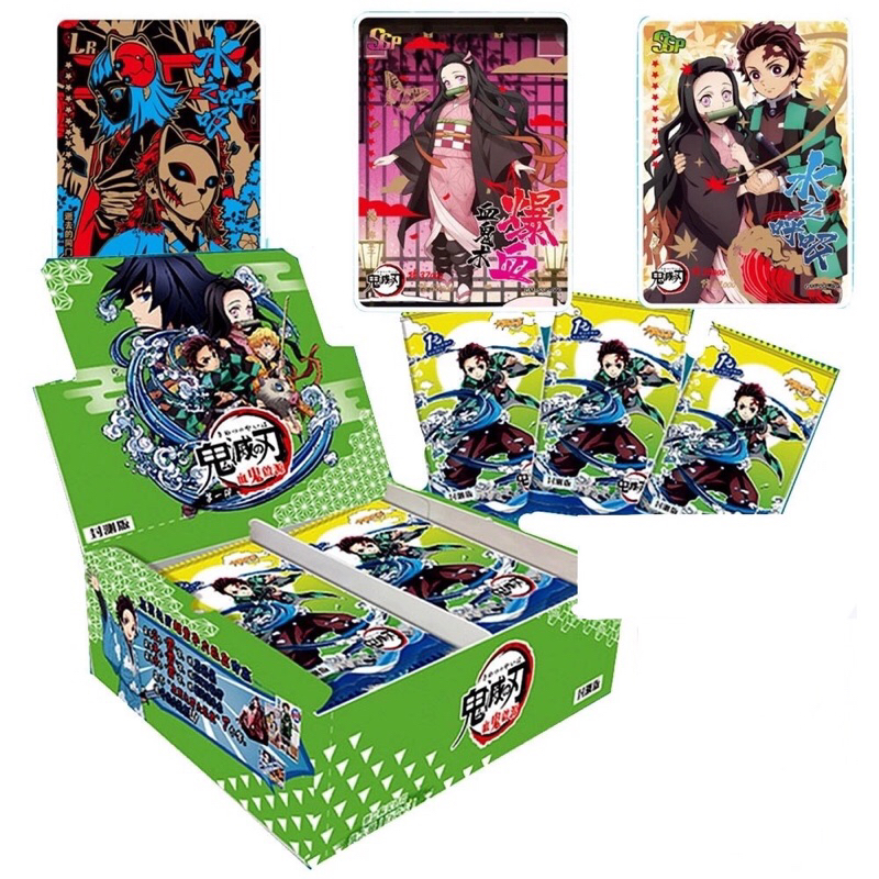 (Whole Box) anime Kimetsu No Yaiba Demon Maker card Box) | Shopee Singapore