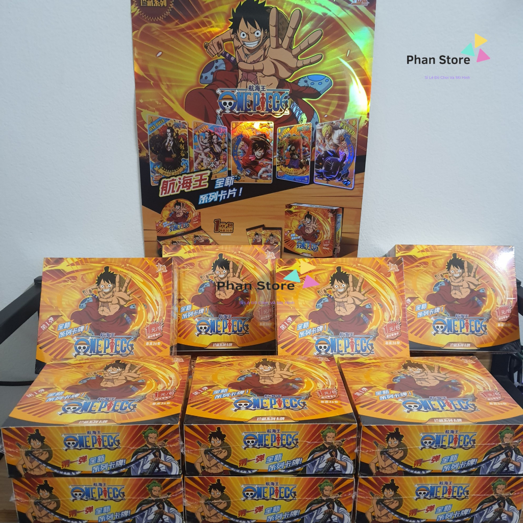 [Full Box] 181 One Piece Yellow cards 37 packs, 1 special pack | Shopee ...