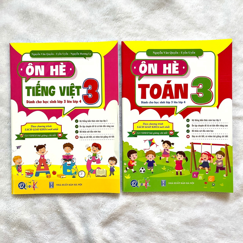 Combo Book of Math and Vietnamese Summer 3 For Grade 3 (2 books ...