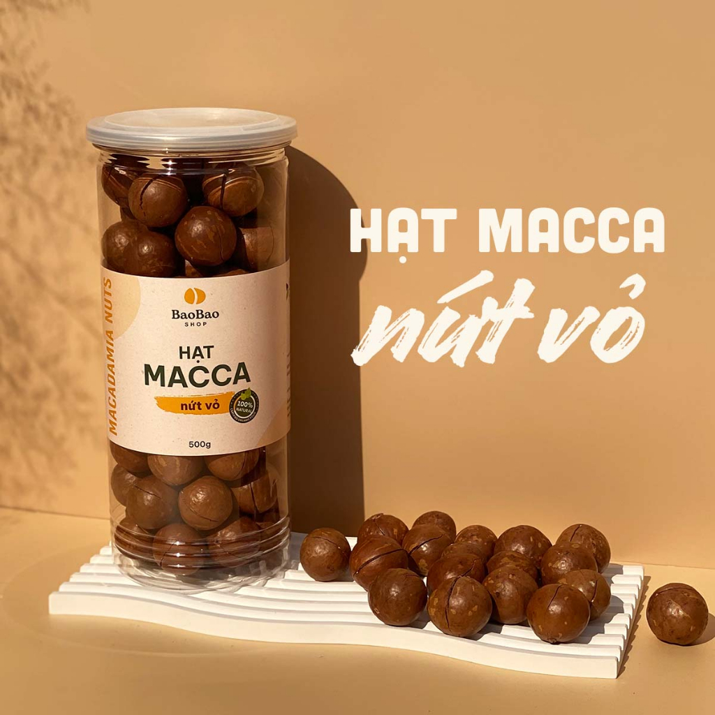 - Cracked Macca Nuts - Good For Health - BaoBao 500G | Shopee Singapore