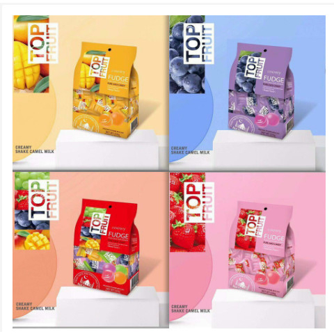 Top Fruit COOWY Fruit gummies 320g can be eaten and crushed | Shopee ...