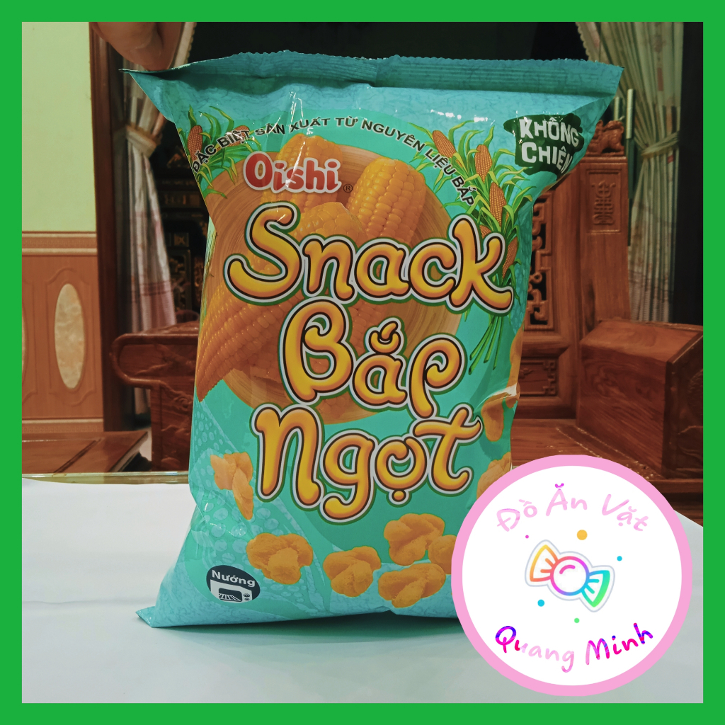 Oishi Snack Sweet Corn Snacks super large package 68g crispy and ...
