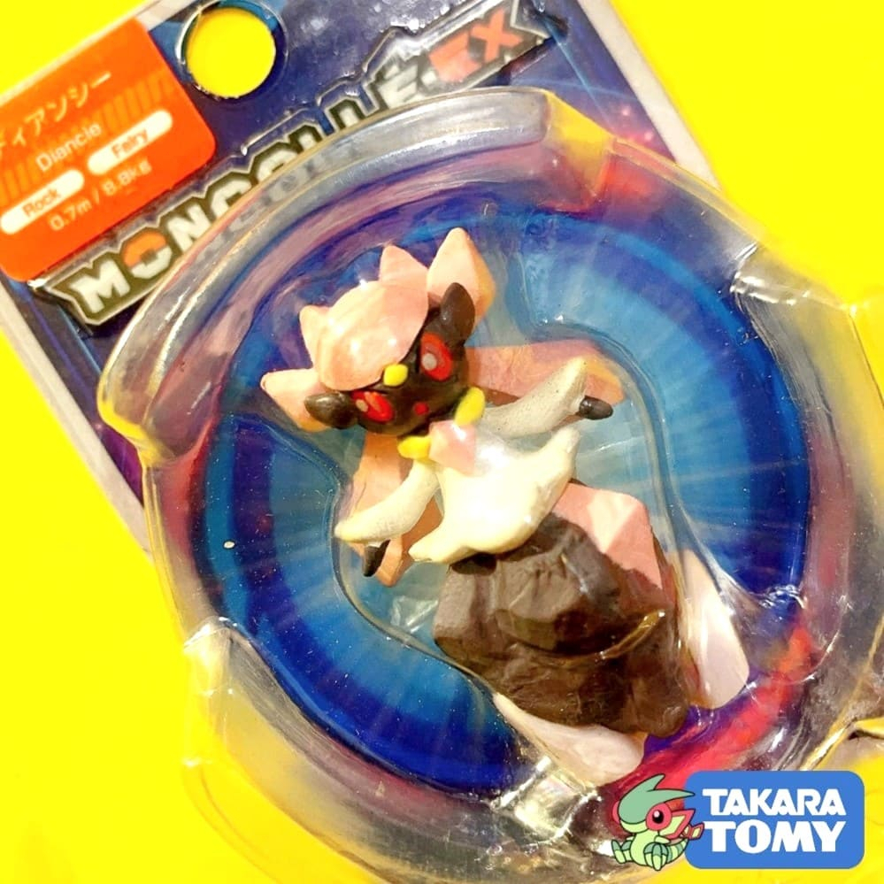 [Singing] Genuine Pokemon Diancie Model Takara TOMY Standard Size 4cm ...