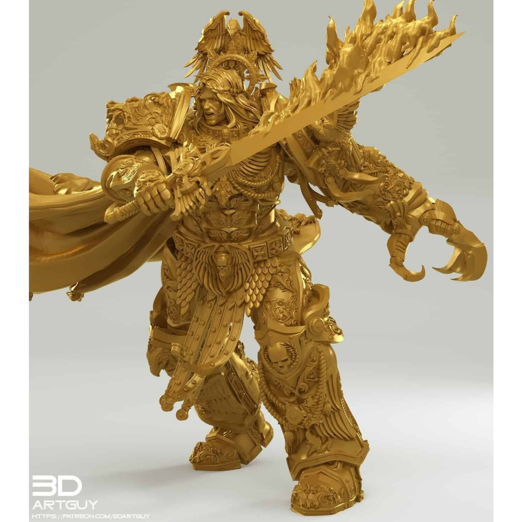 (With 3d Printed Model) the emperor of all (With 3 Optional pose) 5cm ...
