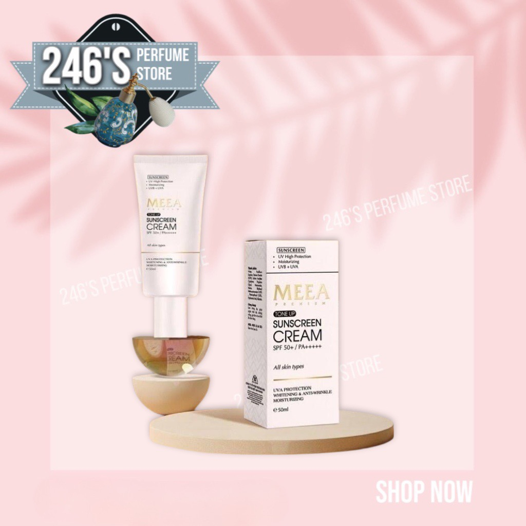 Genuine MEEA Organic Sunscreen 50ml - Skin Tone Lifting Sunscreen SPF50 ...