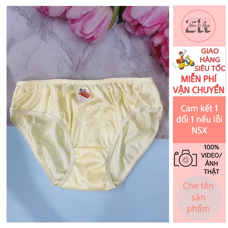 [Real photo] Set of 5 Soen underwear for middle-aged women in pastel ...