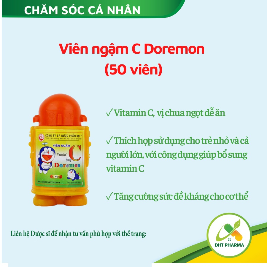 Doremon Vitamin C lozenges, enhance the body's resistance (50 tablets ...
