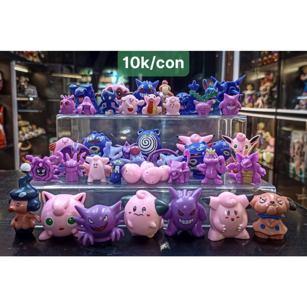 [MARVELSTORE] mini Pokemon model ghost system, toxic system childhood ...