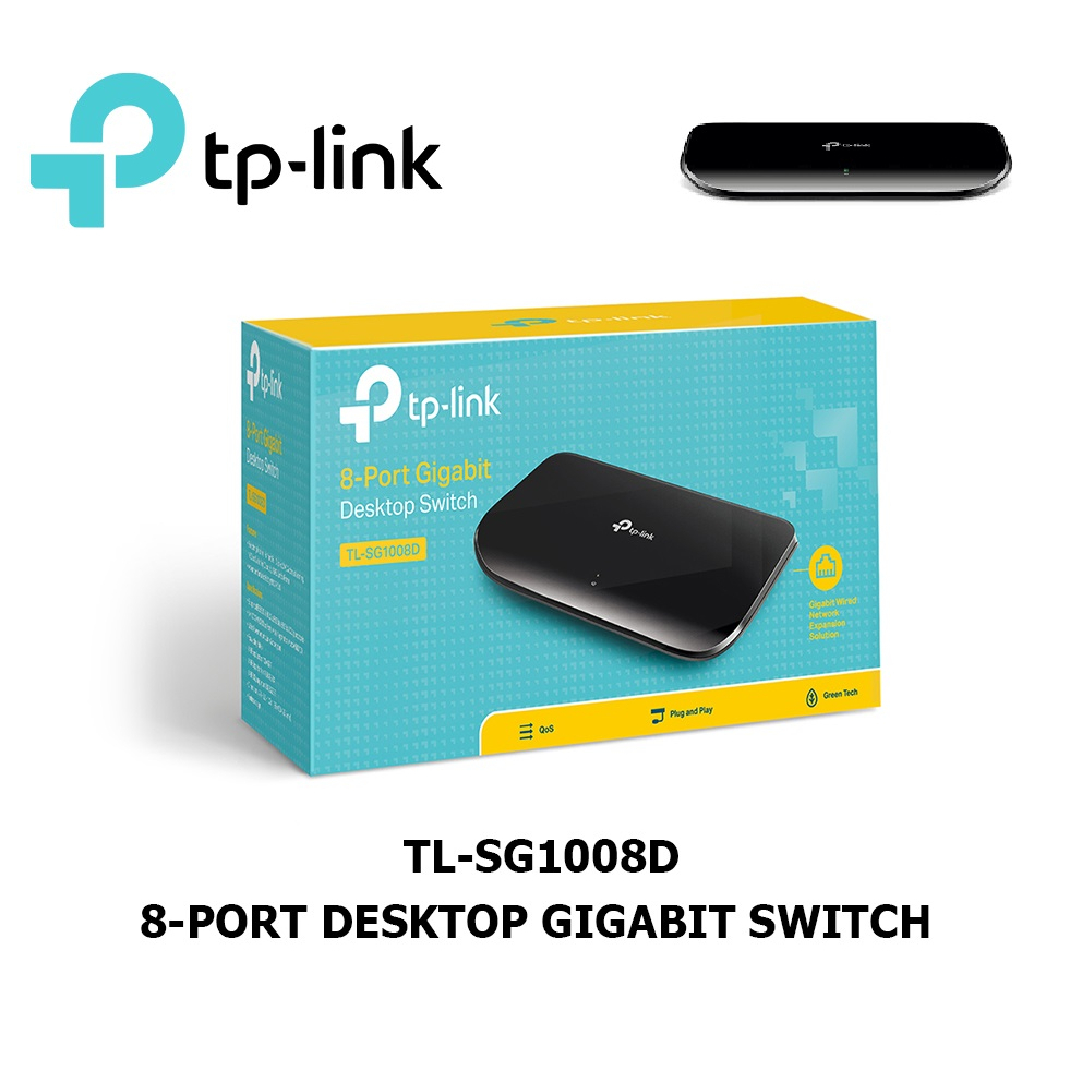 Tp-link TL-SG1008D Network Switch (Gigabit /1000Mbps/ 8 Ports ...