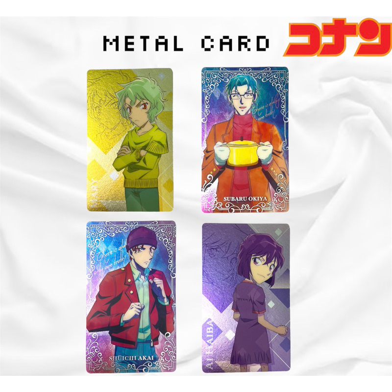 Conan Character Card / Conan metal Card / Conan Character Card | Shopee ...