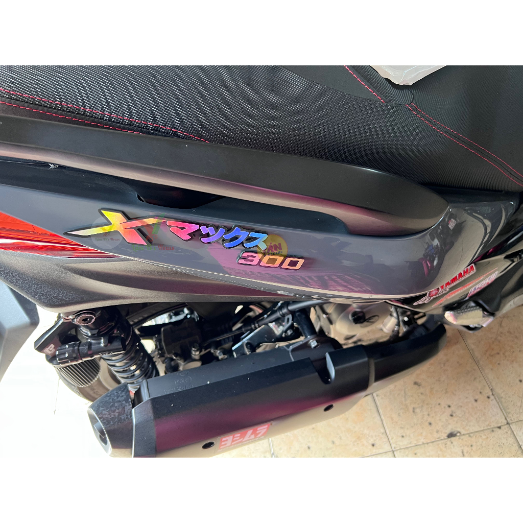 Japanese XMAX300 logo car sticker - YAMAHA XMAX300 - REFLECTIVE ...