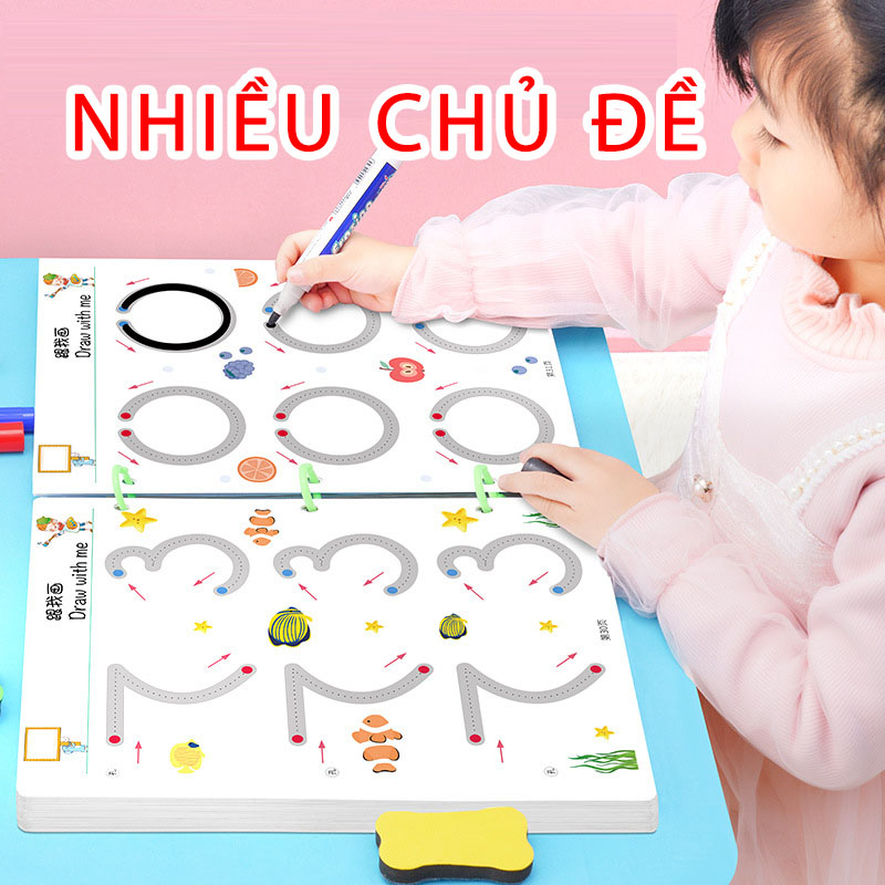 Smart erasable drawing book for children, coloring book for children 2 ...