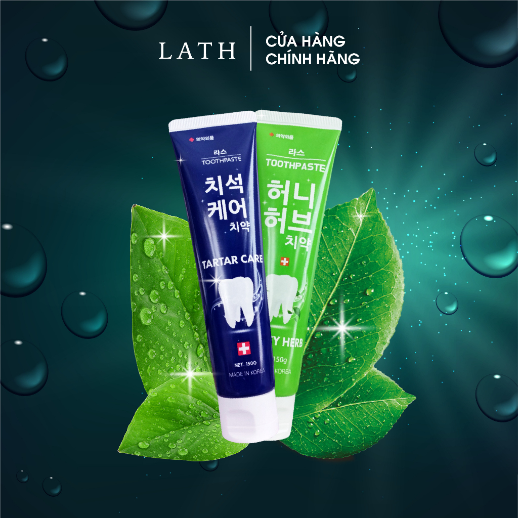 Korean Toothpaste Lath Honey Herb & Lath Tart Tart care 150g x 2 Trees ...