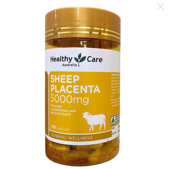 Sheep Placenta Healthy Care 5000mg 100 Tablets - Australian Standard ...