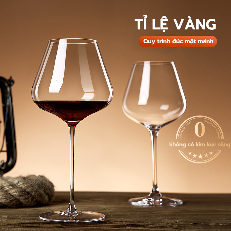 450ML glass wine glasses, premium wine glass set Improves the flavor of ...