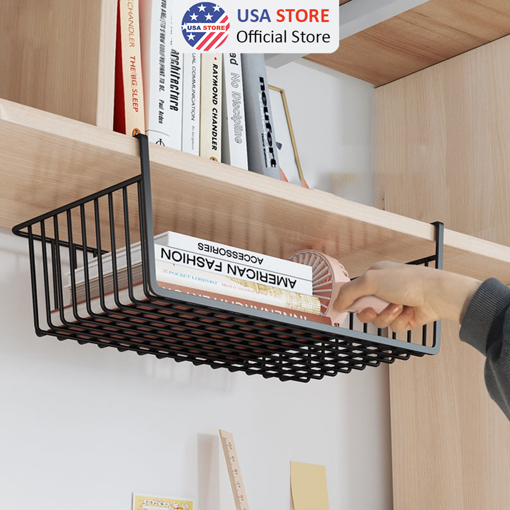 [Imported Goods] Iron Mesh Tray Under Desks, Desks, Kitchen Cabinets ...