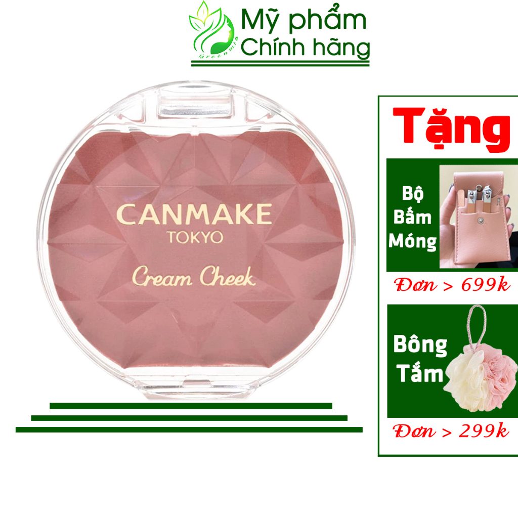 Canmake Tokyo Blush Cream Cheek Cream Color Round Box M02 [Genuine Enough BILL] | Shopee Singapore