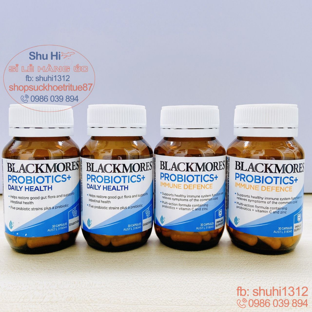 Probiotics Blackmores Probiotic+ Daily Health, immune Defence 30 ...