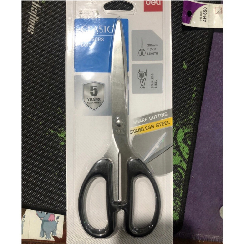Deli 6010 Clasic Paper Scissors | Shopee Singapore