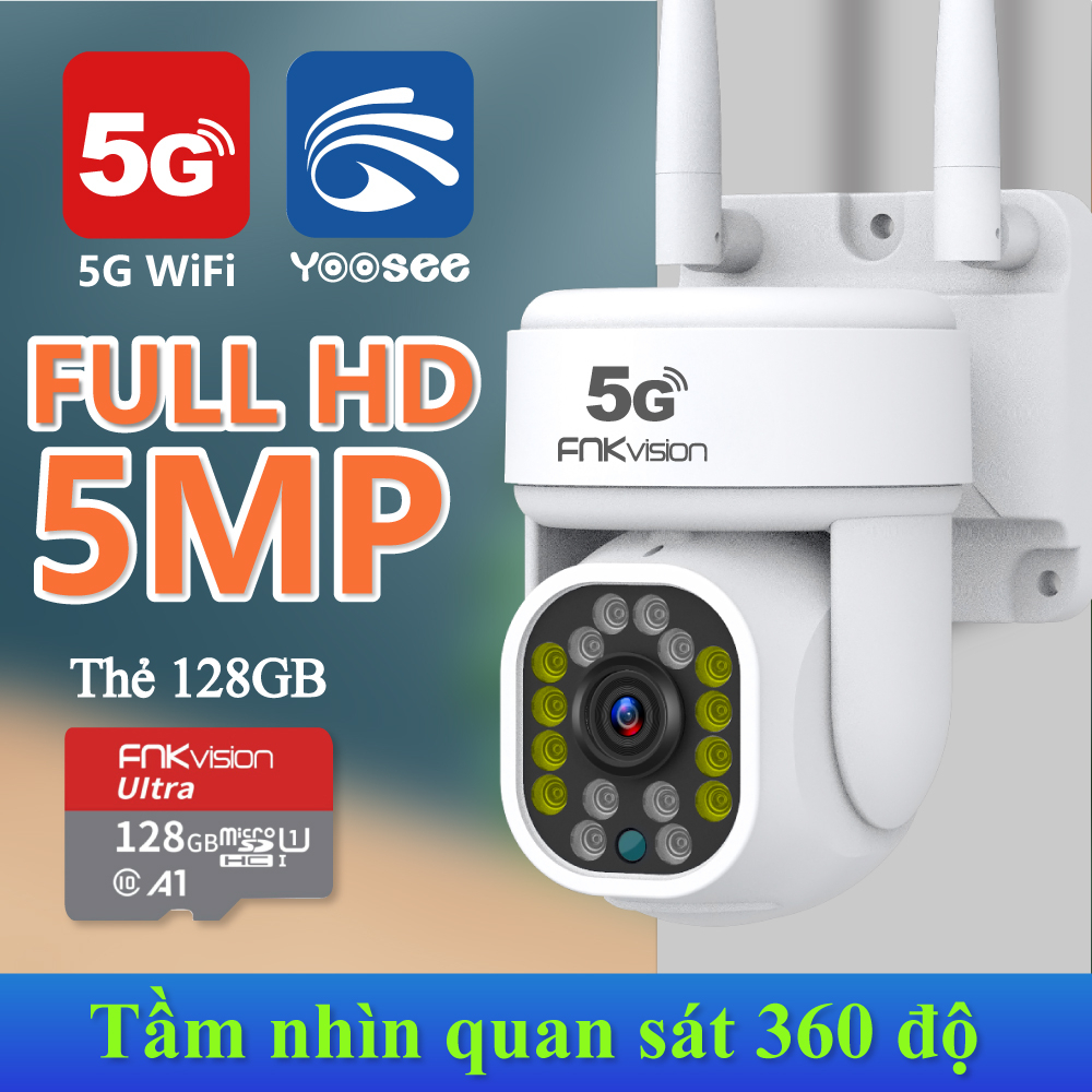 [Fnkvision] Yoosee 5G mini PTZ wifi outdoor Camera Vietnamese version ...