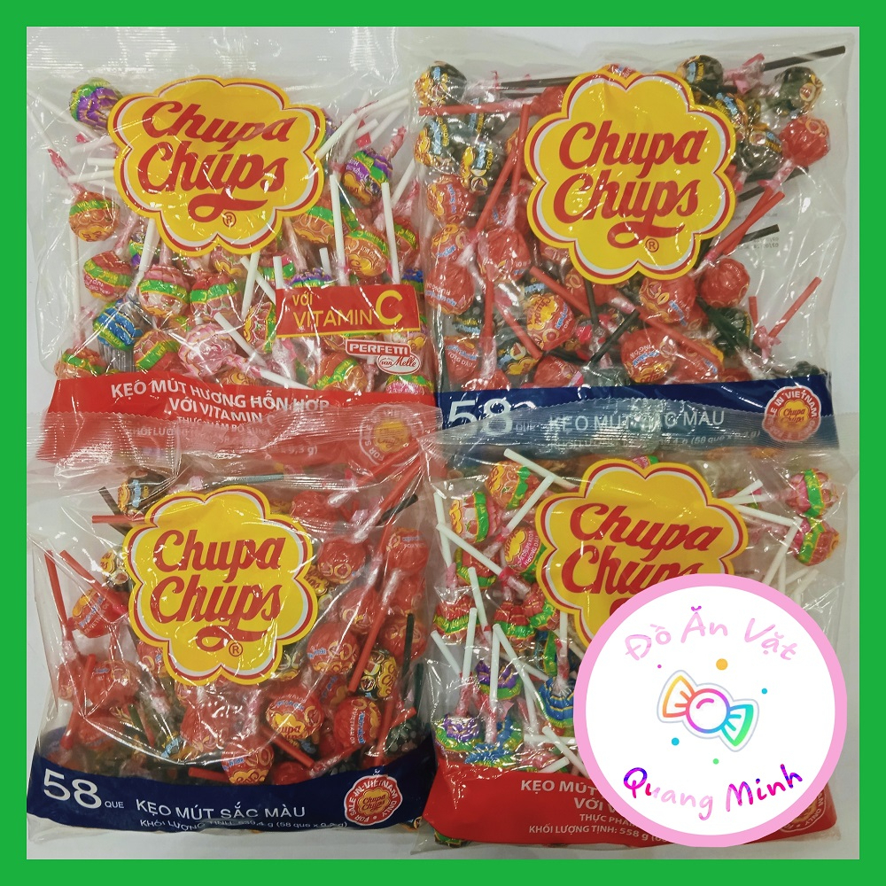 Wholesale bags of mixed flavored Chupa Chups lollipops with vitamin c ...