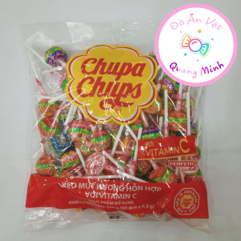 Wholesale bags of mixed flavored Chupa Chups lollipops with vitamin c ...