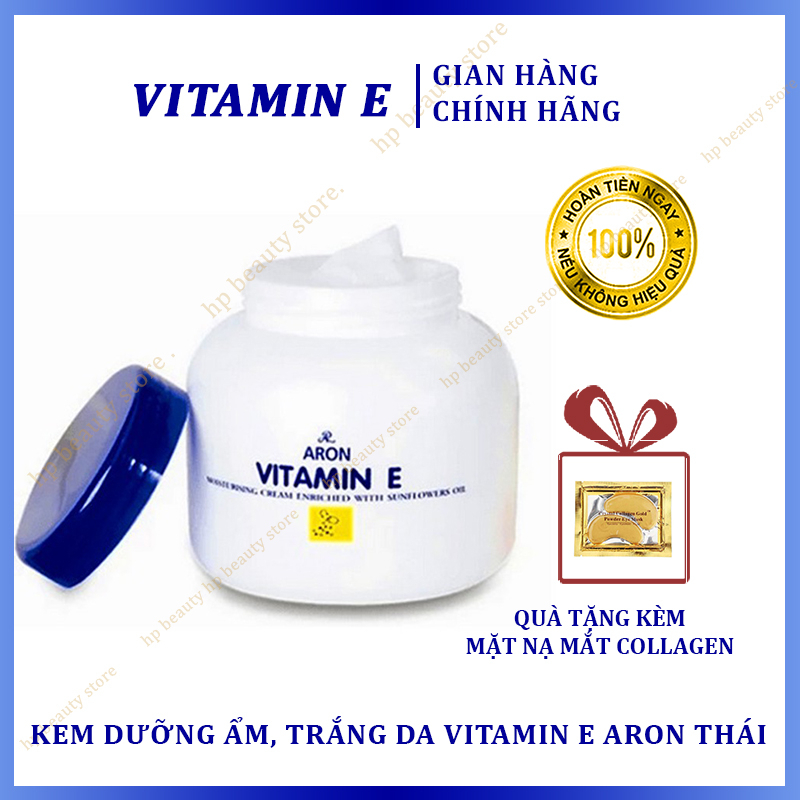 Aron Thailand Vitamin E Whitening Moisturizing Cream 200g | Shopee ...