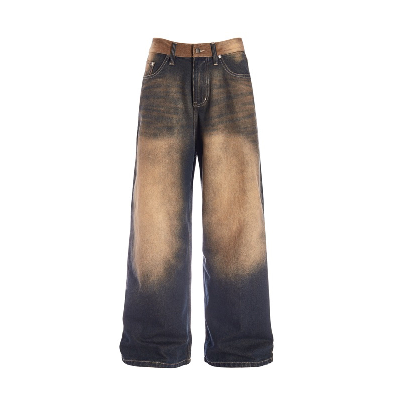 Outbreak - Wide-Legged JEANS *RUST JEANS * | Shopee Singapore