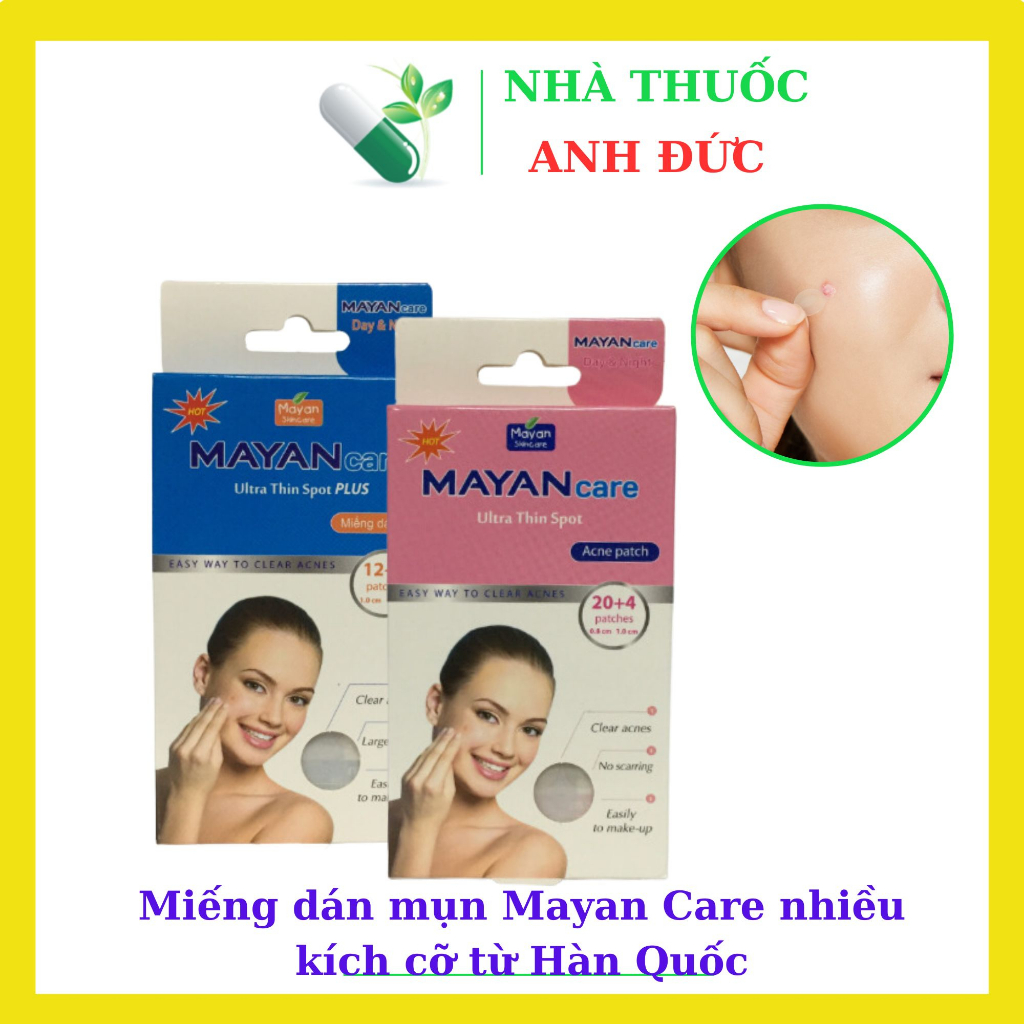 Mayan Care Acne patches of many sizes from Korea absorb red, swollen ...
