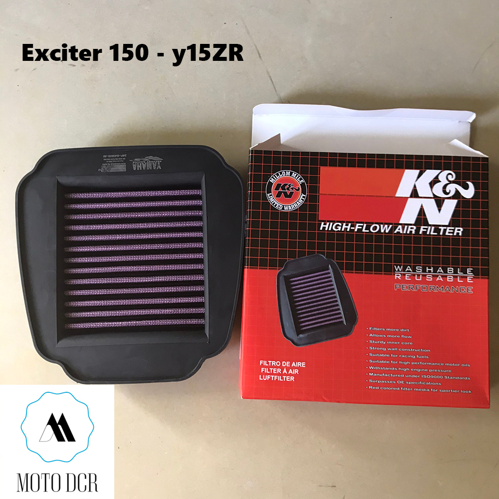K&n custom air filter for Yamaha Exciter 150 - 155VVA - Y15ZR - HonDa ...