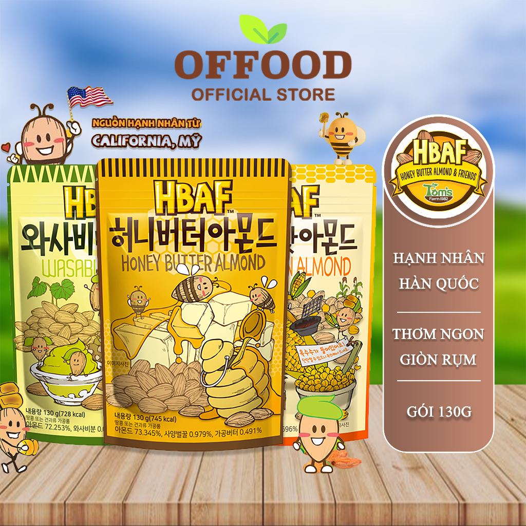 Hbaf Korean Almonds (120g Pack) | Shopee Singapore