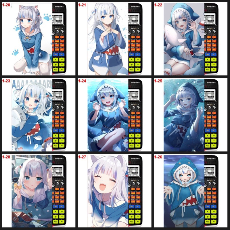 Caesar gura Hololive computer stickers / Hololive virtual singer gawr ...