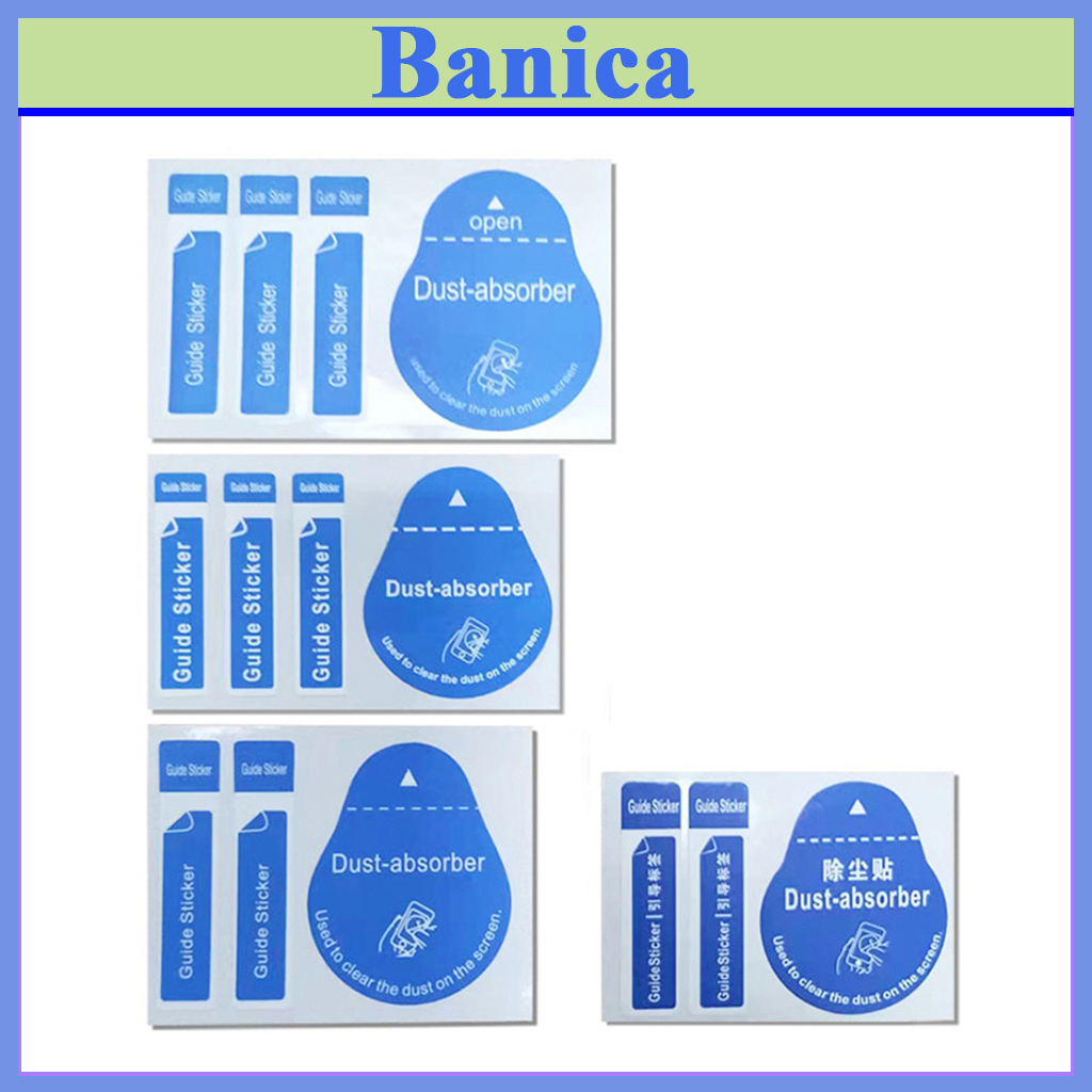 Dust removal pad to support tempered glass application - BaNiCa phone ...