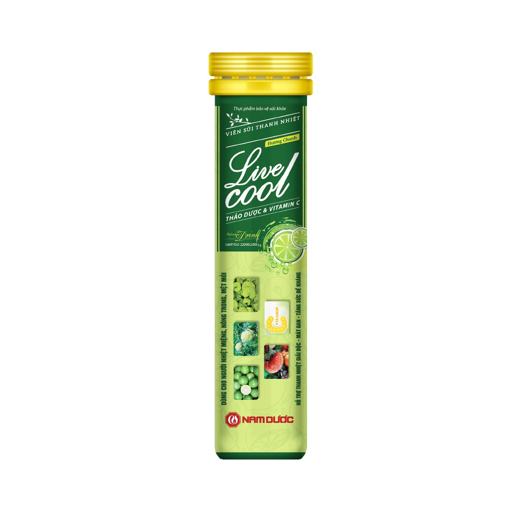Livecool Effervescent Tablets Melon Flavor - Supports Heat Clearing ...