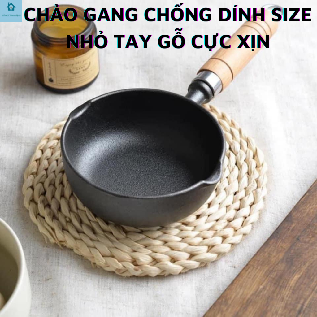 Multi-purpose Non-Stick Iron Pan size 13cm Deep 5cm For All Types Of ...