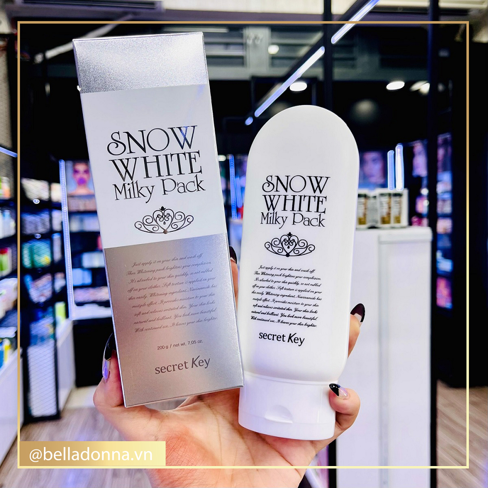 Secret Key Snow White Milky Pack Face and Body Whitening Cream 200g ...