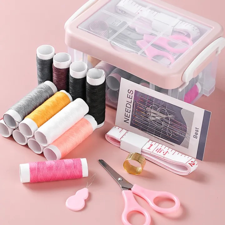Convenient 2-layer 20-piece multi-purpose sewing needle box for sewing ...