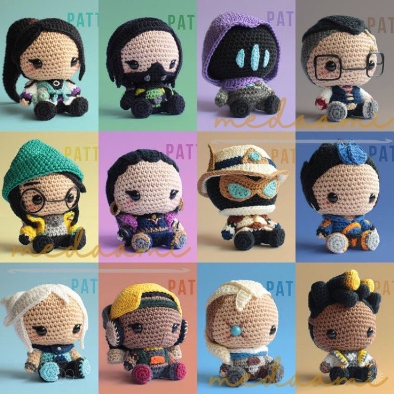 Valorant game Character Model Crochet | Shopee Singapore