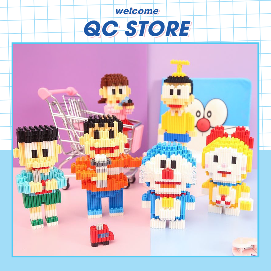 Doremon Mini Toys Doraemon 3D Assembling Doraemon cartoon characters ...