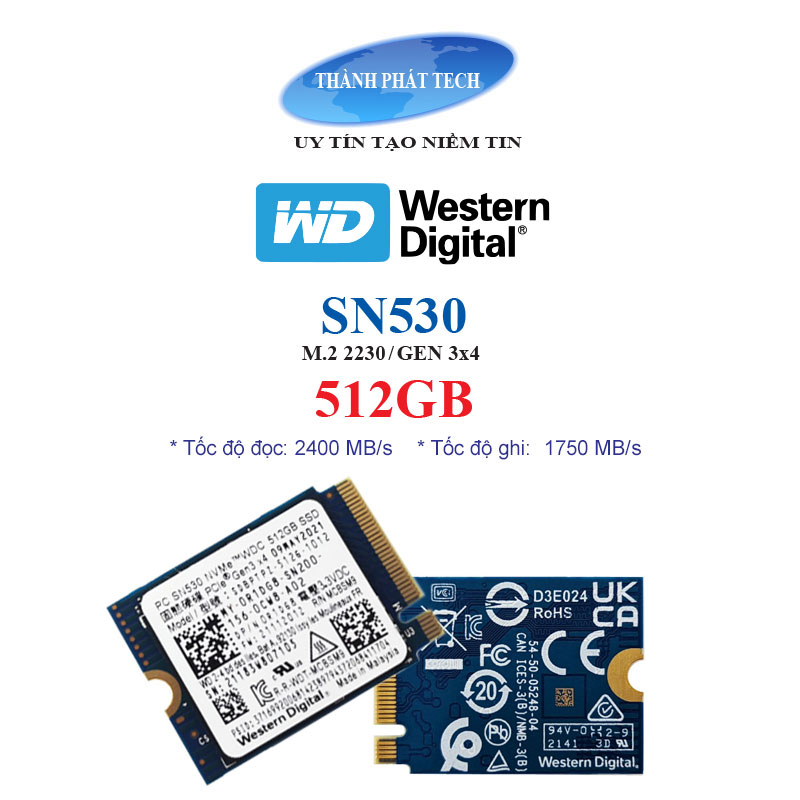 Western Digital SN530/SN740 M2 Pcle SSD Hard Drive 256GB /512GB Nvme ...